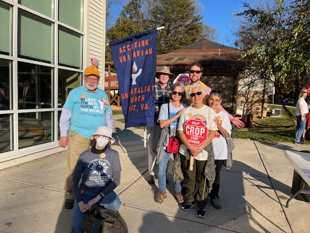 Nov. 3 – CROP Hunger Walk! – Accotink Unitarian Universalist Church